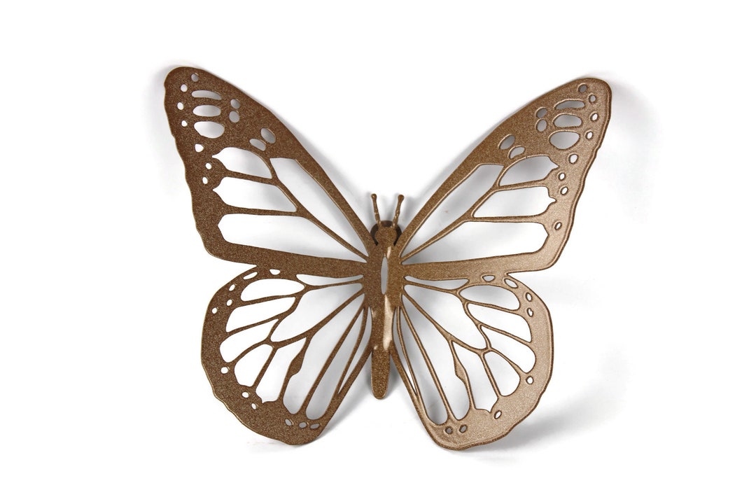 Monarch Butterfly Metal Wall Art 10 to 36 Inches Wide - Etsy