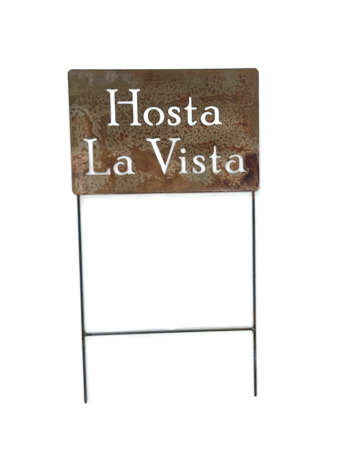 Hosta La Vista Metal Garden Stake Sign Small to XL - Etsy