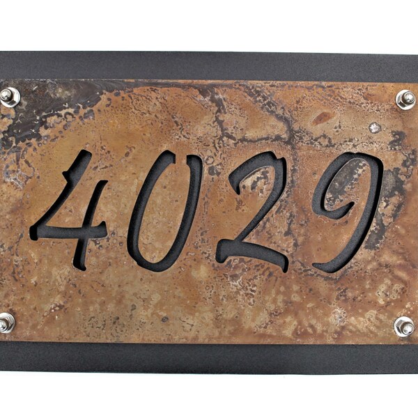Rustic House Numbers - Etsy