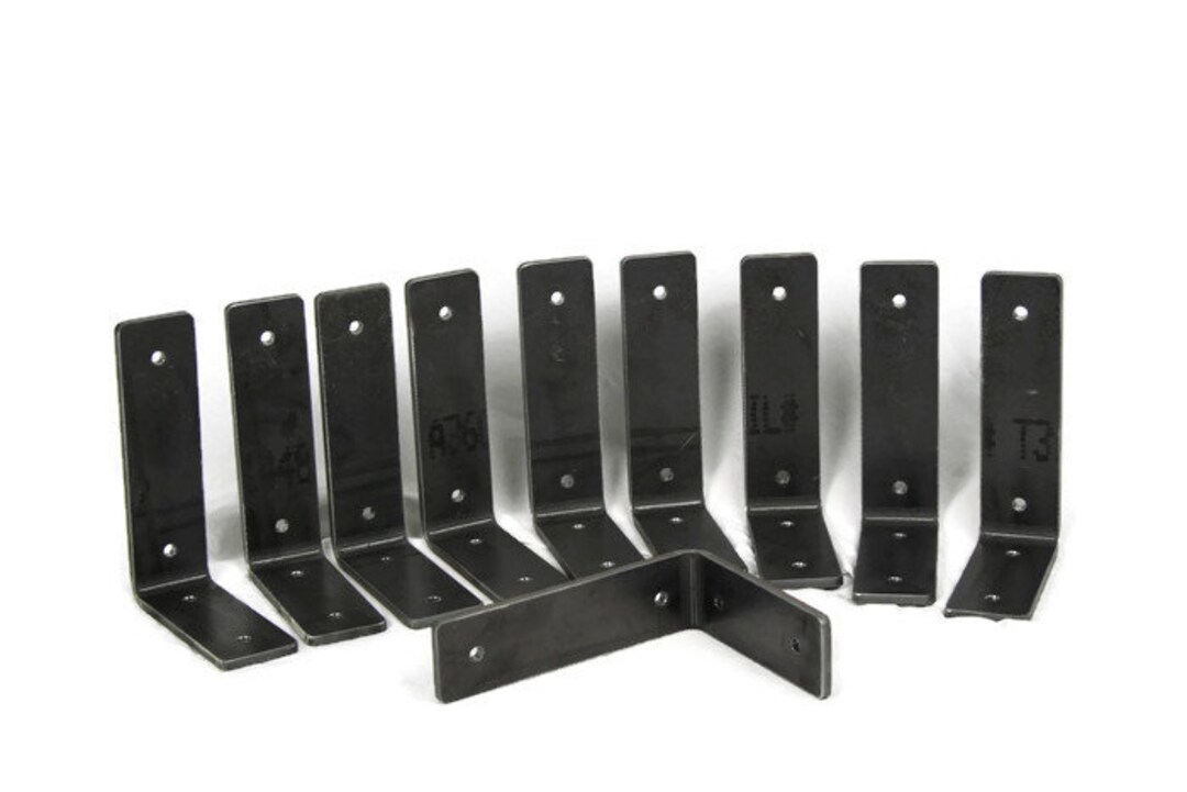 Metal Shelf Support L Shape Bracket 4x5" Size Medium Duty - Etsy