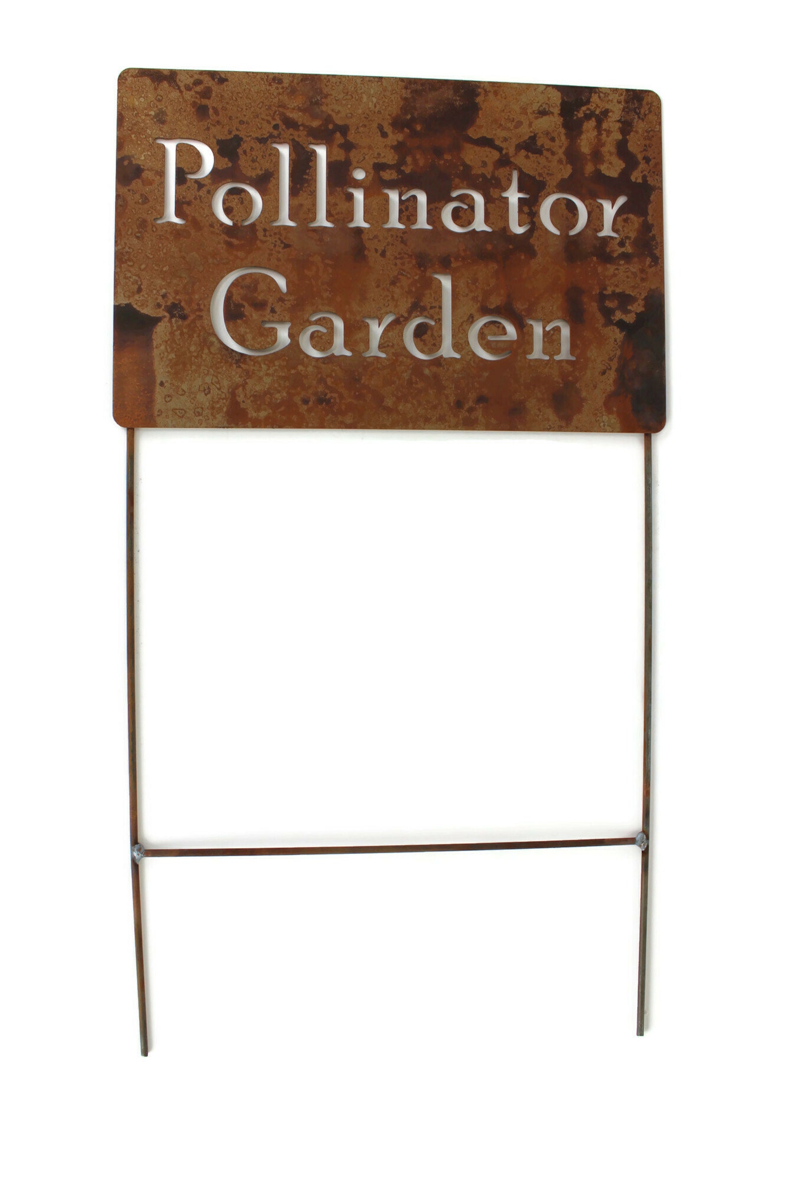 Pollinator Garden Metal Garden Stake Sign Small to XL | Etsy