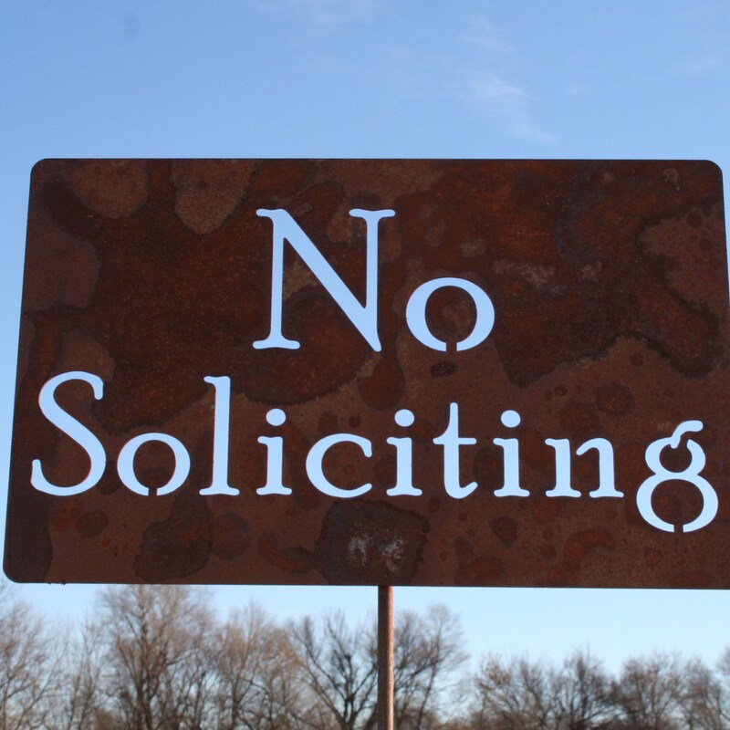 No Soliciting - Etsy