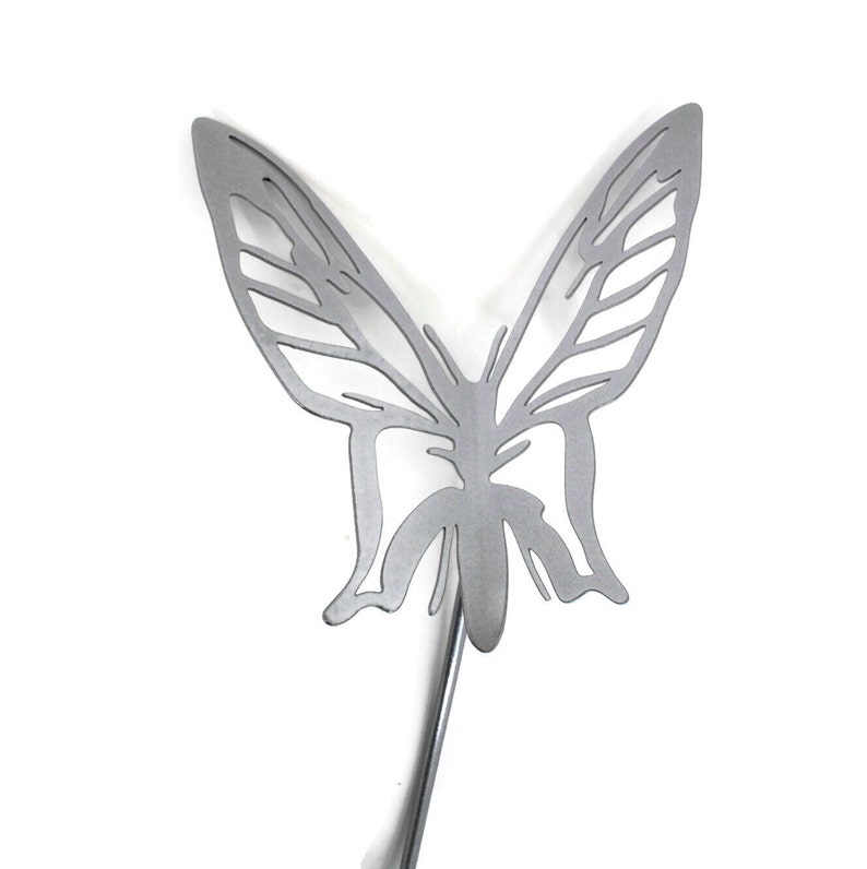 Metal Butterfly Steel Garden Stake 22 Inches Tall | Etsy