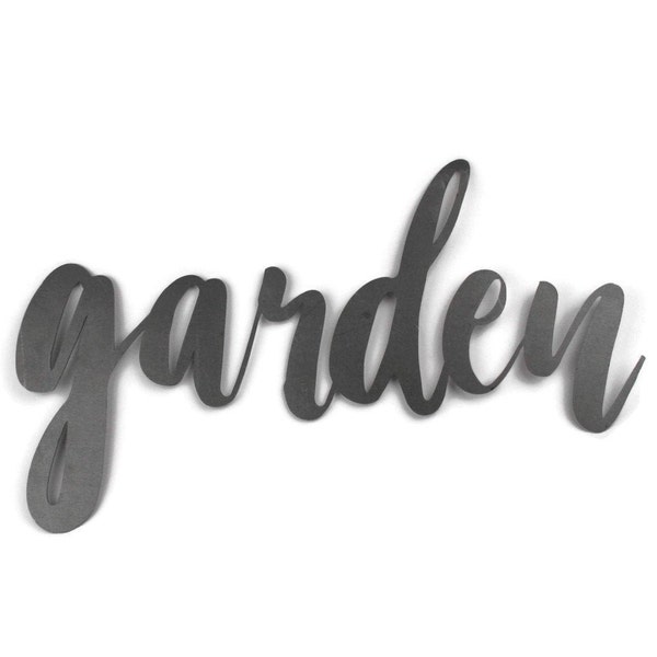Garden Word - Etsy