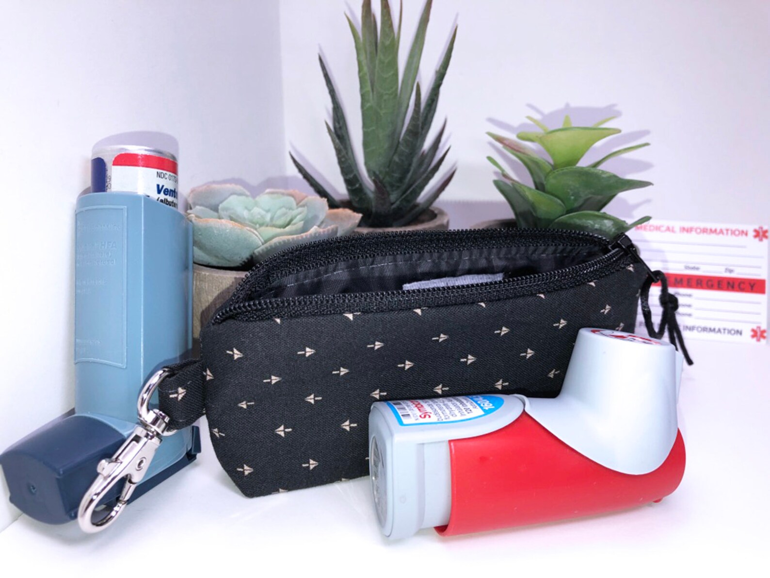 Men's Inhaler Pouch Clip-on ASTHMA Case Masculine | Etsy