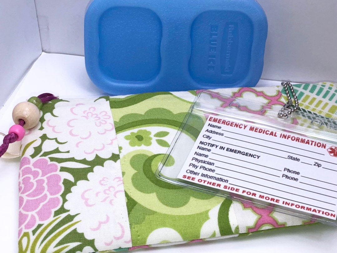 Quilted Auto Injector Case, Insulated Epipen Supply Bag, Travel Medical ...