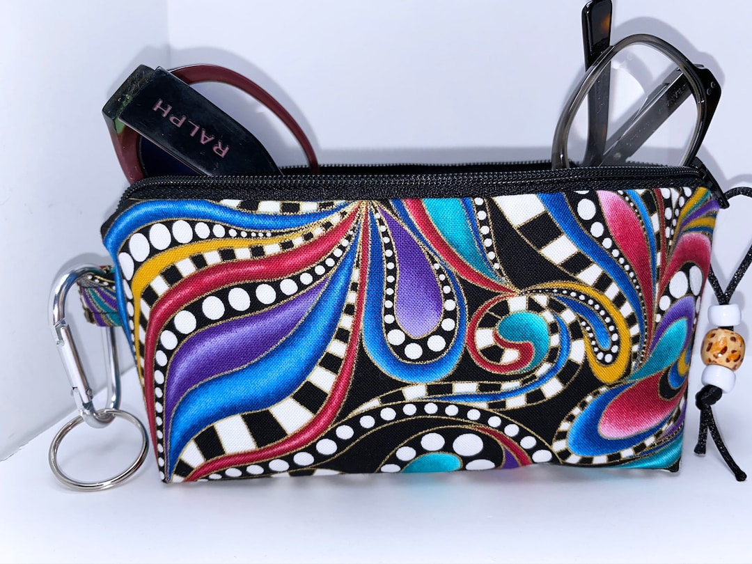 Pure Funk Double Eyeglass Case for Purse, Horizontal or Vertical ...