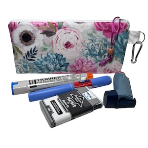 DEEP Insulated Pouch, ROOMY Epipen Case, Weight Loss Injector, 9" X 4.5 ...