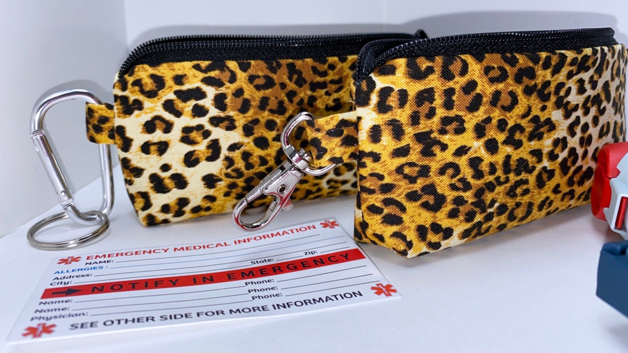 Red Inhaler Pouch Clip-on Inhaler Case Asthma Puffer - Etsy Norway