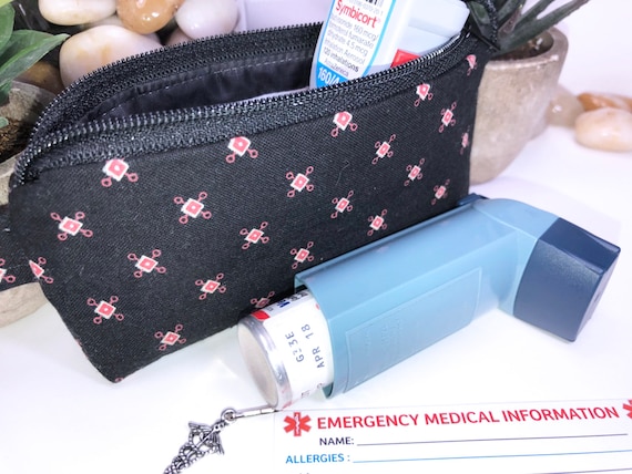 Men's Print Inhaler Pouch Clip-on Inhaler Case Inhaler | Etsy