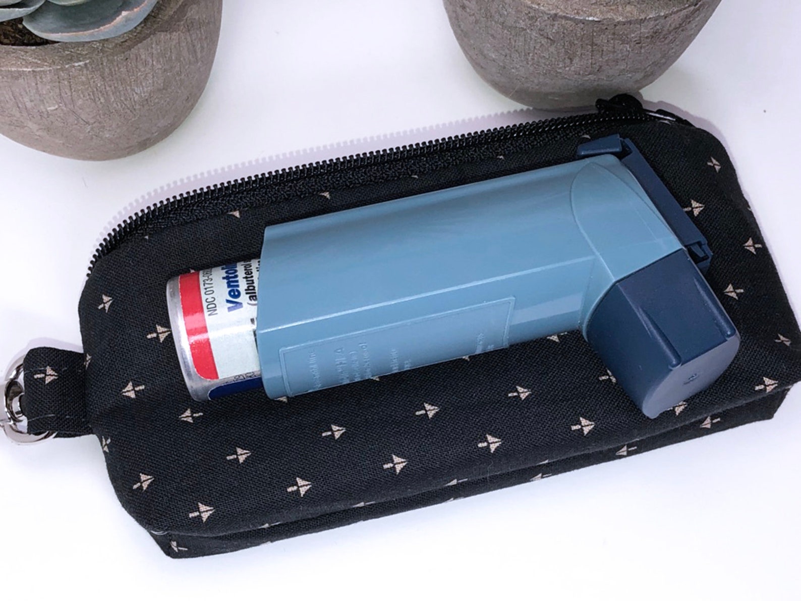 Men's Inhaler Pouch Clip-on ASTHMA Case Masculine | Etsy