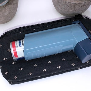 Men's Inhaler Pouch, Clip-on ASTHMA Case, Masculine Inhaler Holder ...