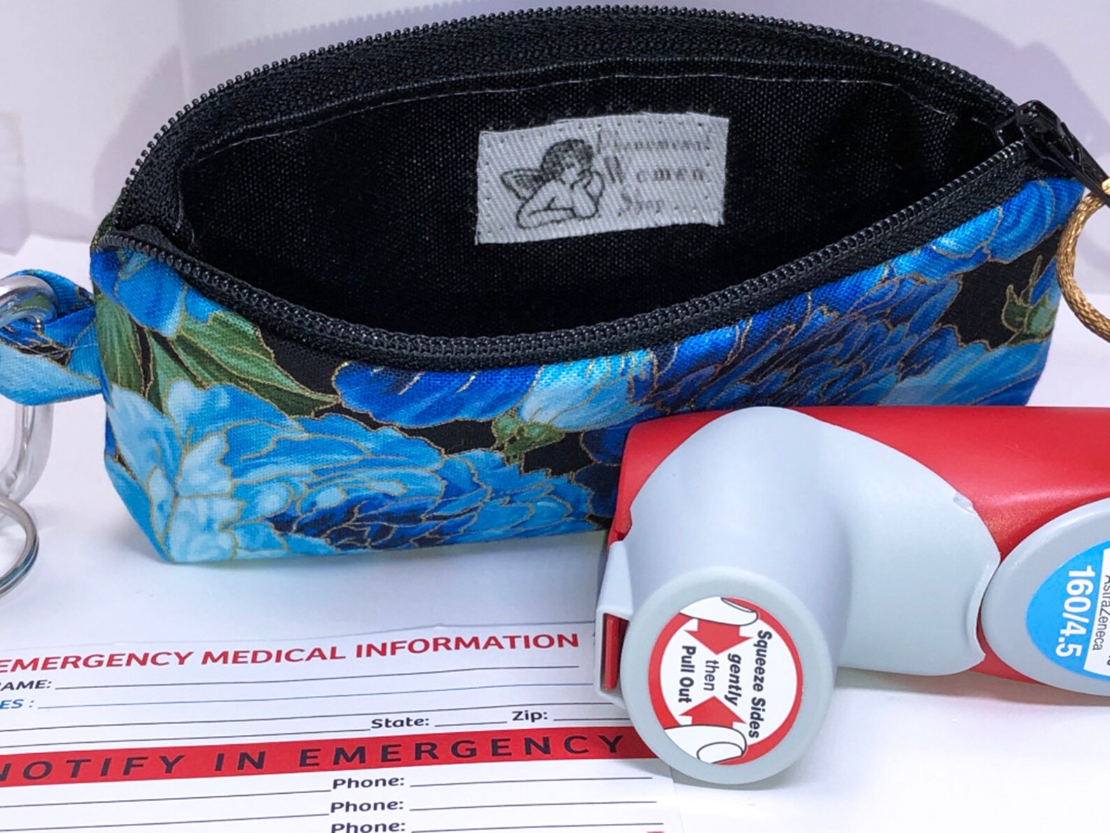 Simply Elegant Asthma Inhaler Case Inhaler Holder Clip-on - Etsy