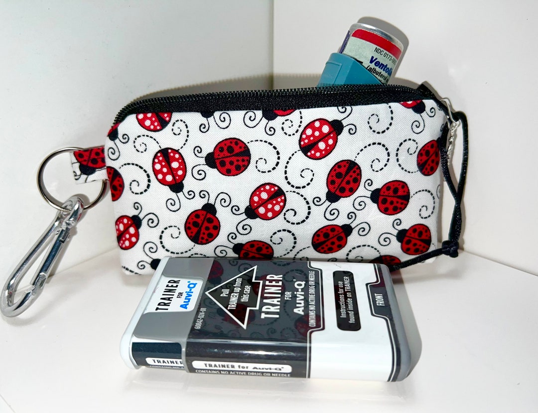 CUTE Ladybug Inhaler Case Asthma Puffer Holder FREE Medical - Etsy