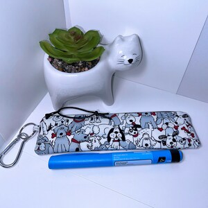 8" X 2" Insulated Single Epipen Pouch, Super SKINNY Insulin Pen Case ...
