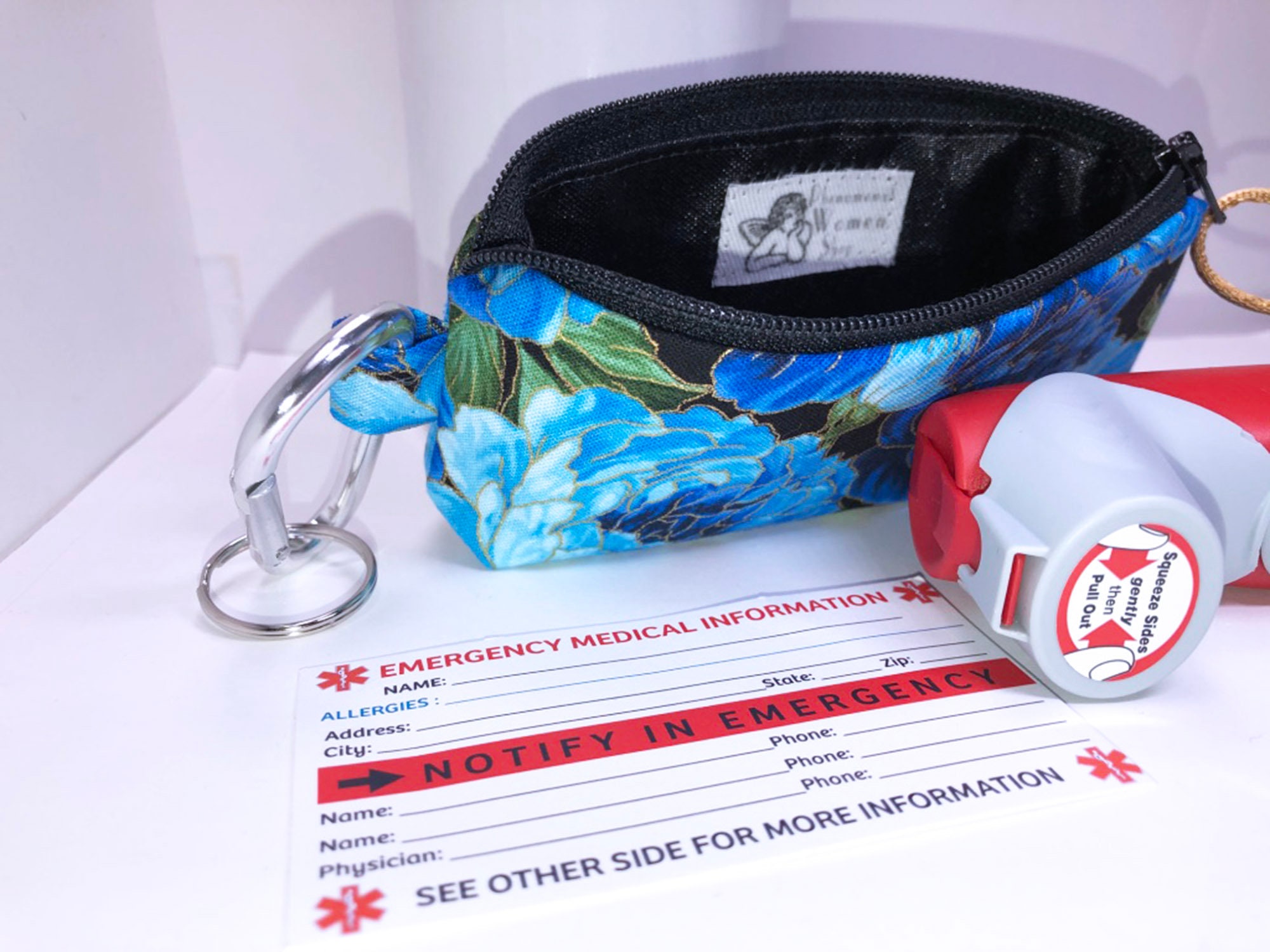 Simply Elegant Asthma Inhaler Case Inhaler Holder Clip-on - Etsy