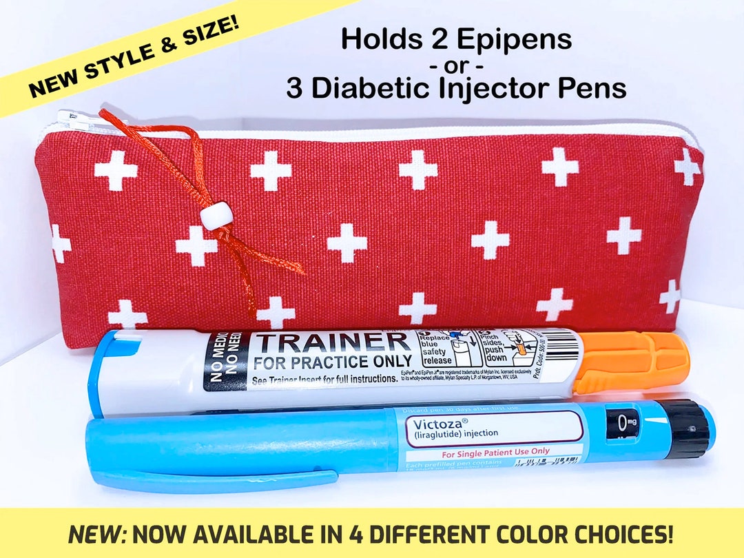 Ships Fast Diabetic Pen Injector Pouch Epipen Epinephrine Injection ...