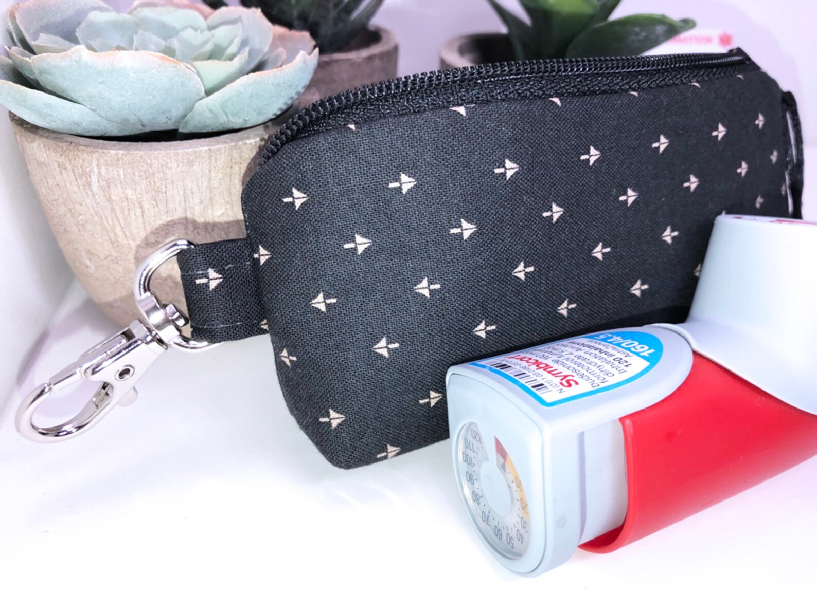 Men's Inhaler Pouch Clip-on ASTHMA Case Masculine | Etsy