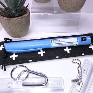 Black Epipen Pouch, Insulin Pen Case, Auto Injector Bag, Diabetes ...