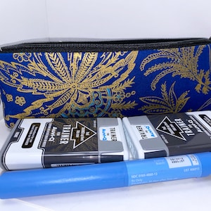 Insulin Pen Case, 8" X 3" Insulated Pouch, Blue Epipen Pouch, Holds ...