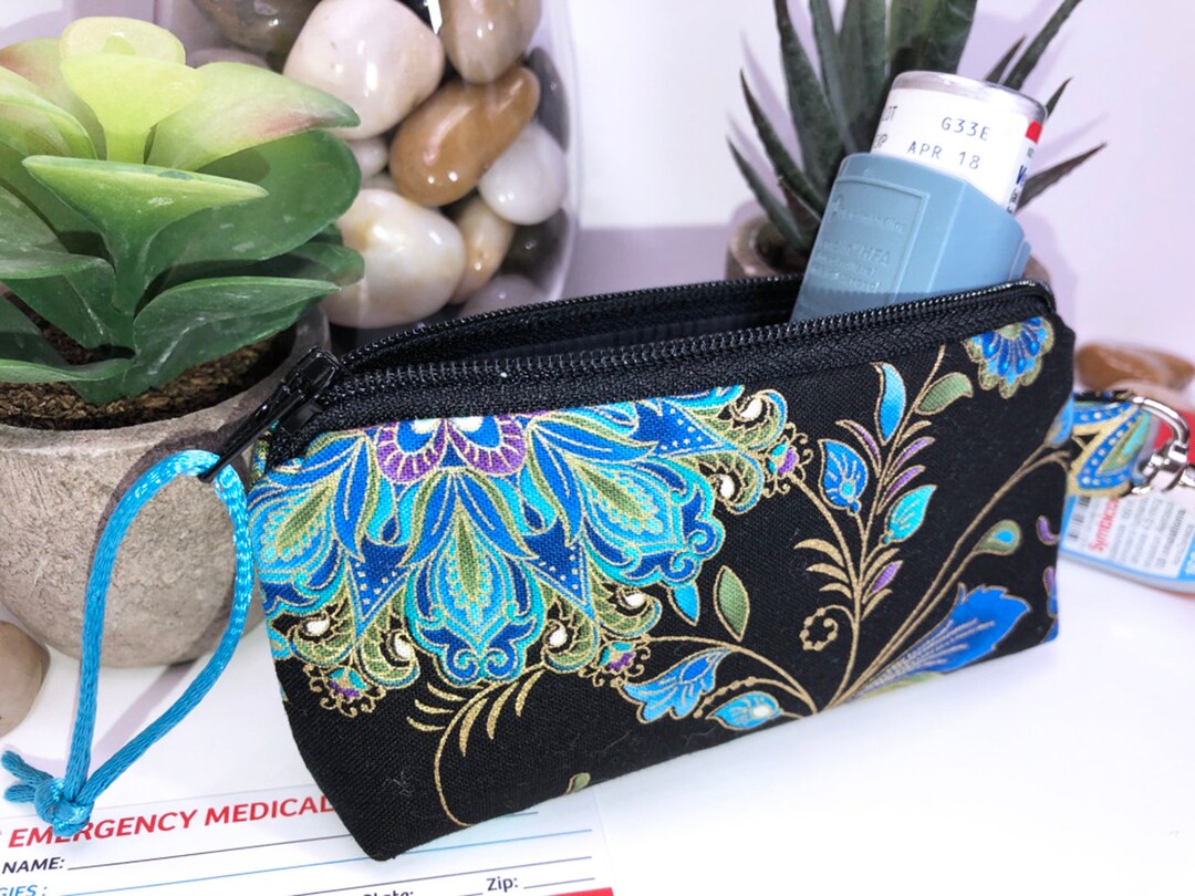 Elegant Inhaler Pouch, DOUBLE Case Available, Clip-on Inhaler Case ...