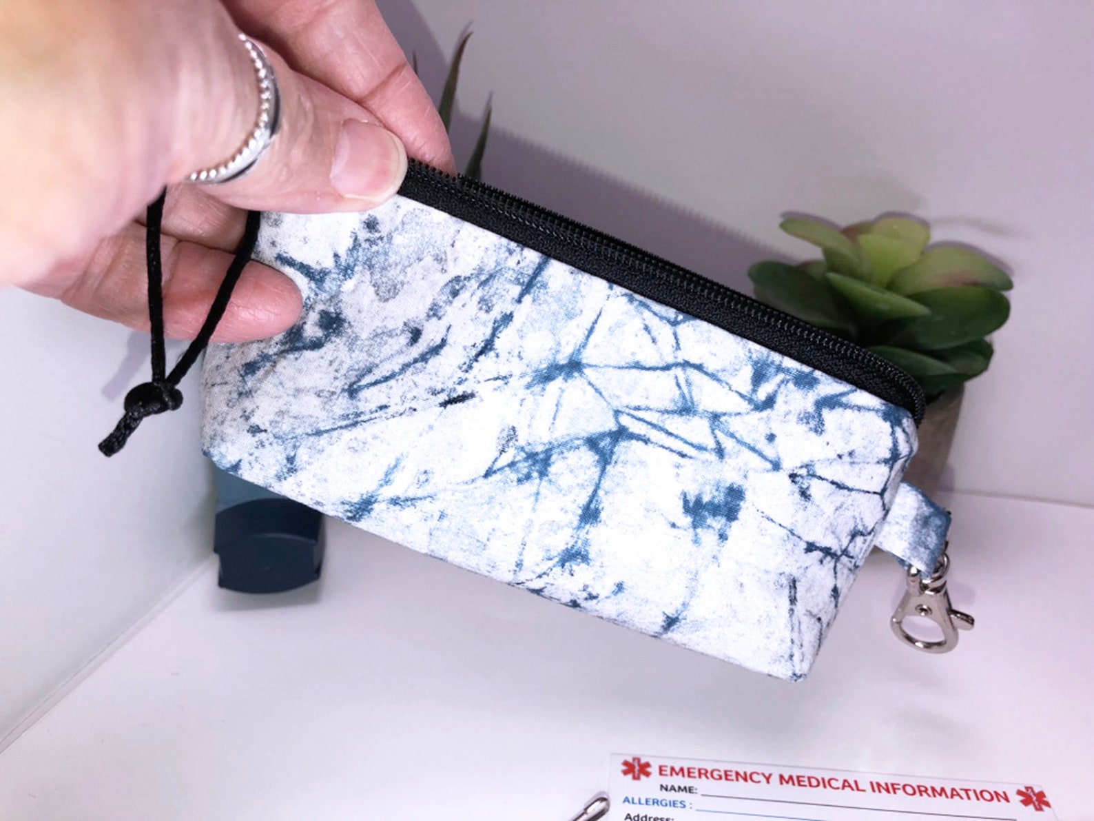 Red Bandanna Inhaler Case Asthma Inhaler Holder Clip-on | Etsy