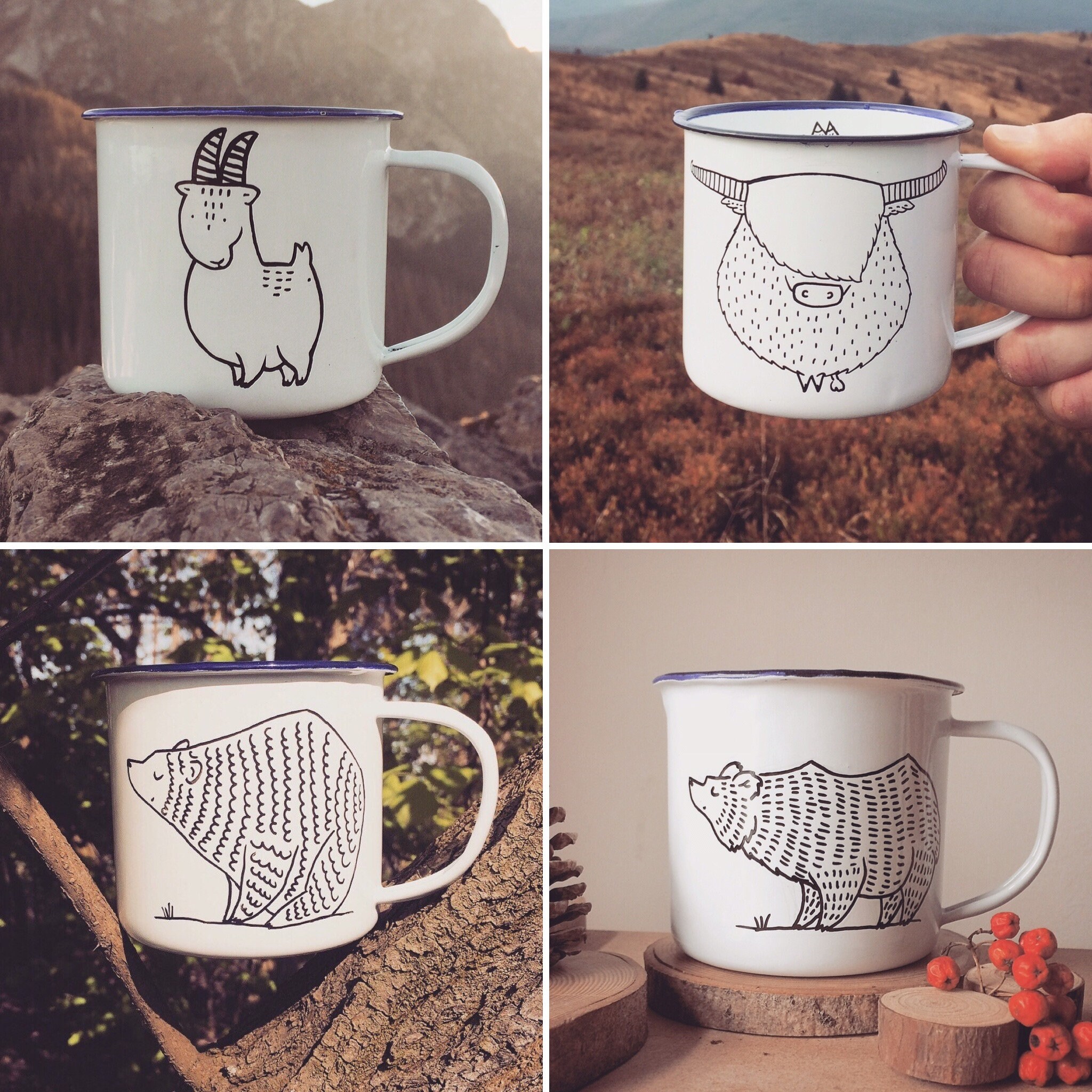 REDUCED PRICE Enamel Mugs Zero Waste Seconds Second Sale - Etsy