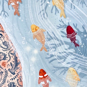 Sea Lover - Merman Print - Home Decor, Beach House Mermaid Artwork ...