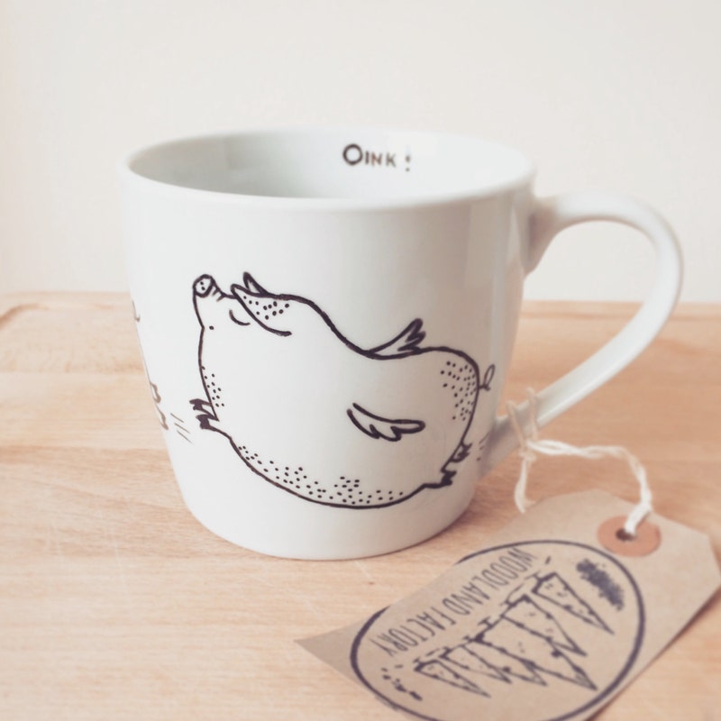 Pig Mug - Etsy