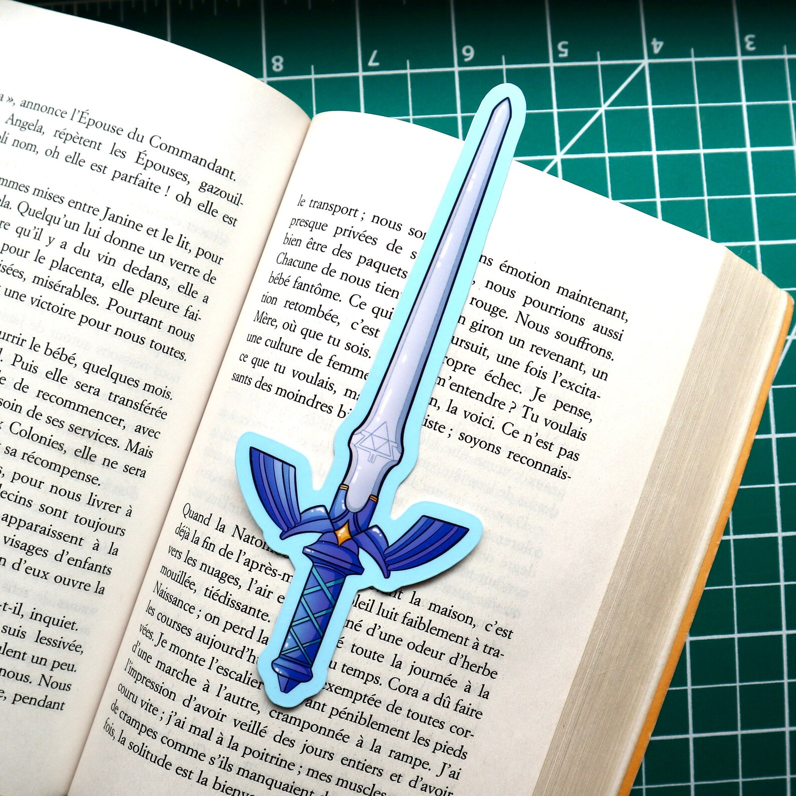 Miniature Master Sword Bookmark Video Game Book Accessories Retro Gamer ...