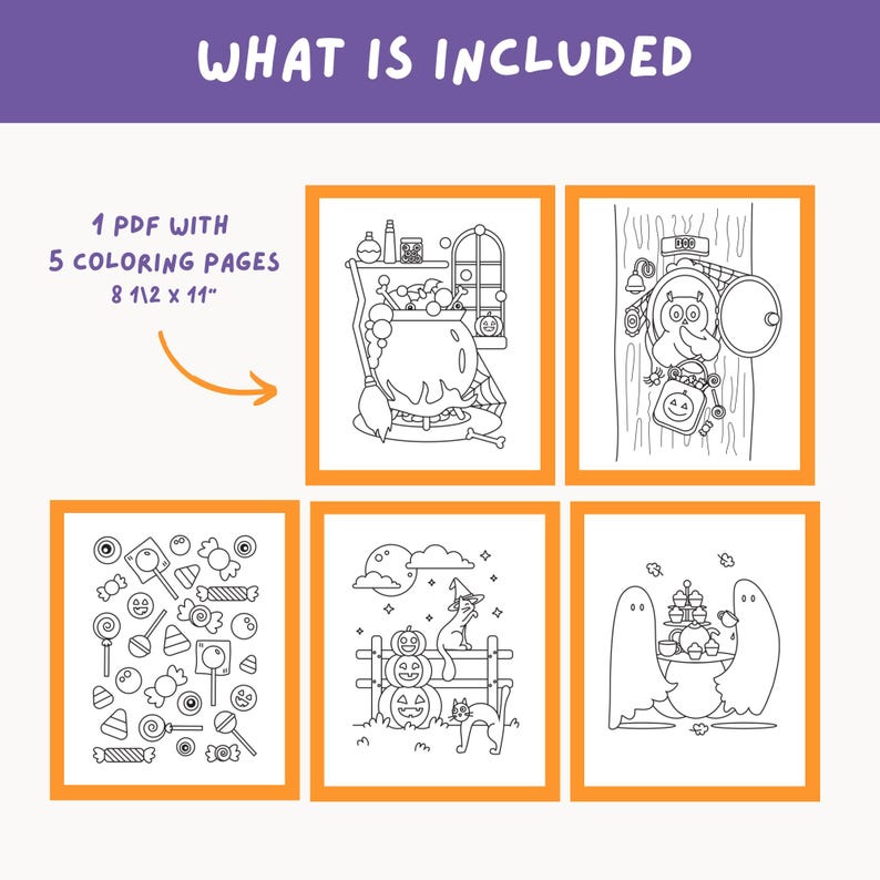 Fun Halloween Coloring Pages for Kids | Spooky & Creative Activity ...