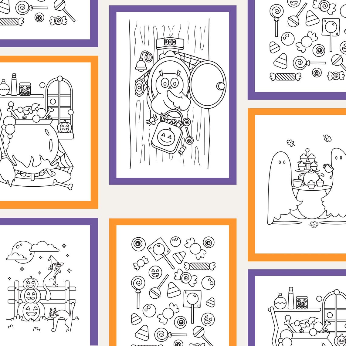 Fun Halloween Coloring Pages for Kids | Spooky & Creative Activity ...