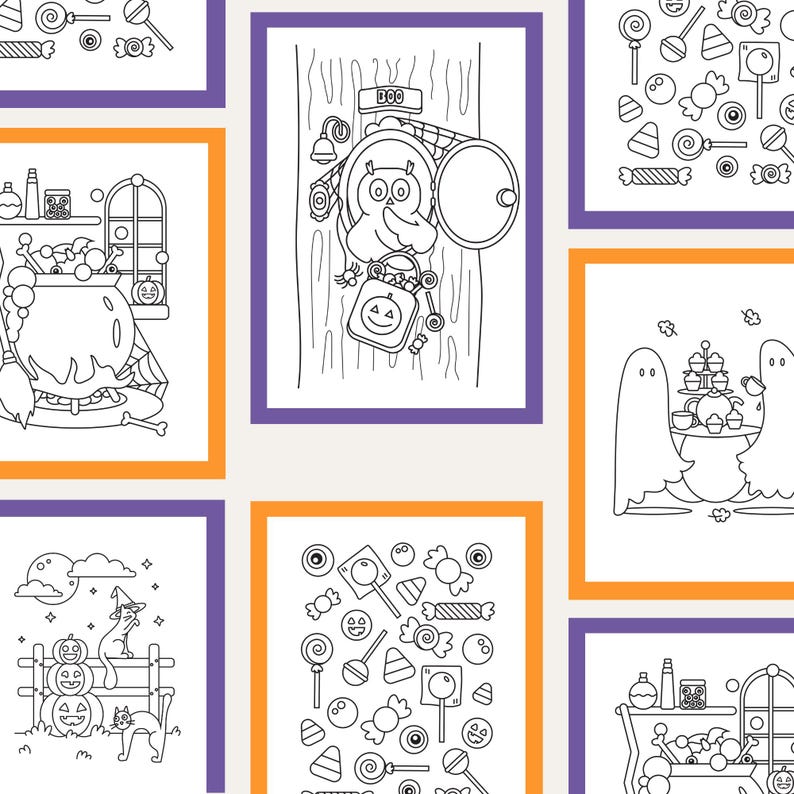 Fun Halloween Coloring Pages for Kids | Spooky & Creative Activity ...