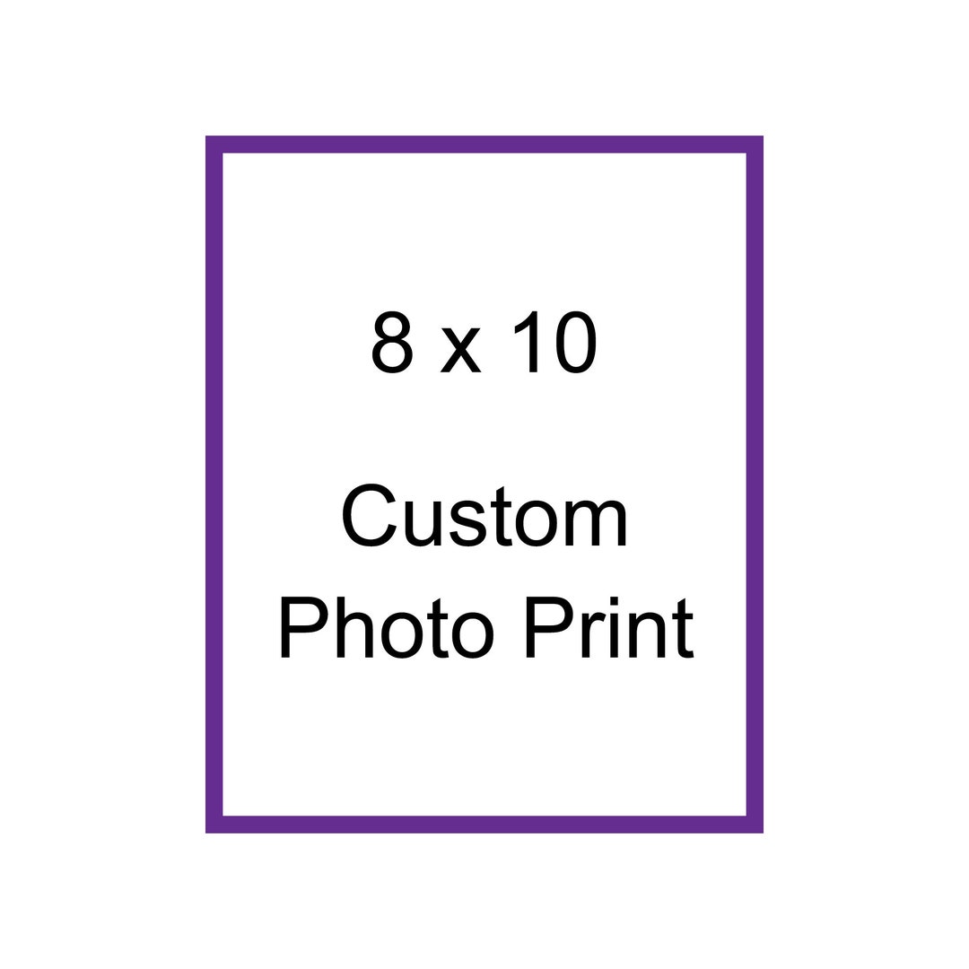 Custom 8x10 Photo Print - Personalized Wall Art Print From Your Image ...