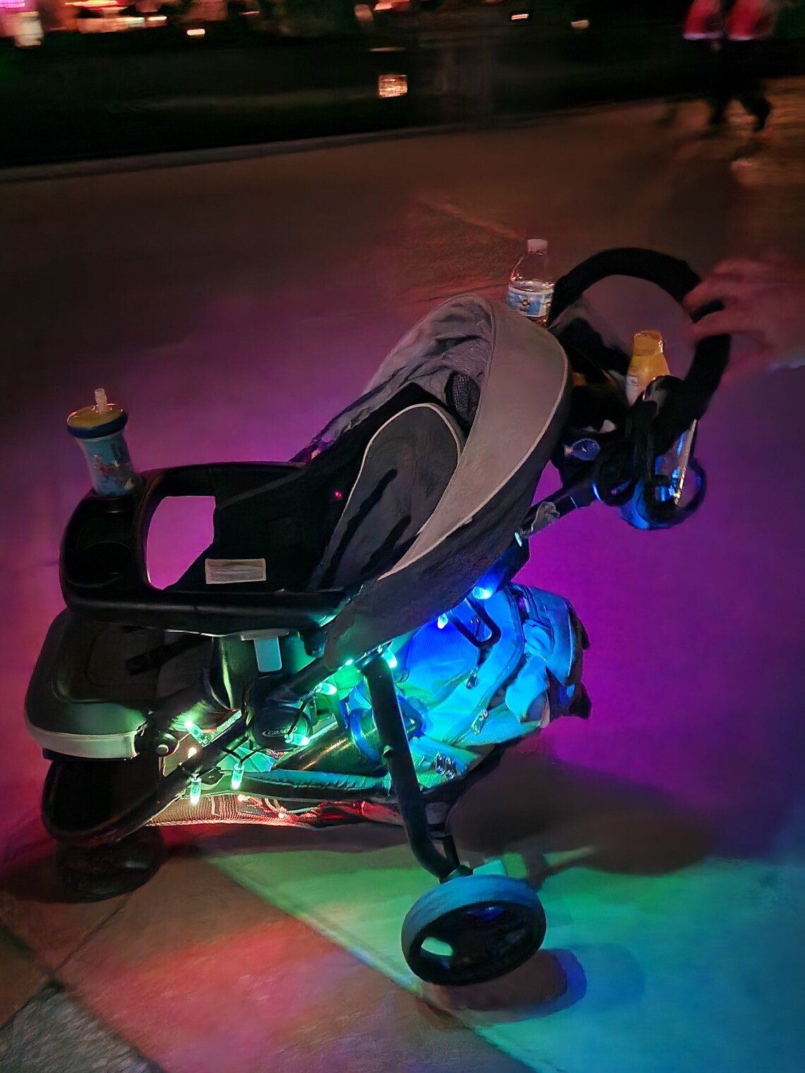High Visibility RGB Stroller Lights - Etsy