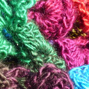 Bright Multi-colored Fun Scarf - Etsy