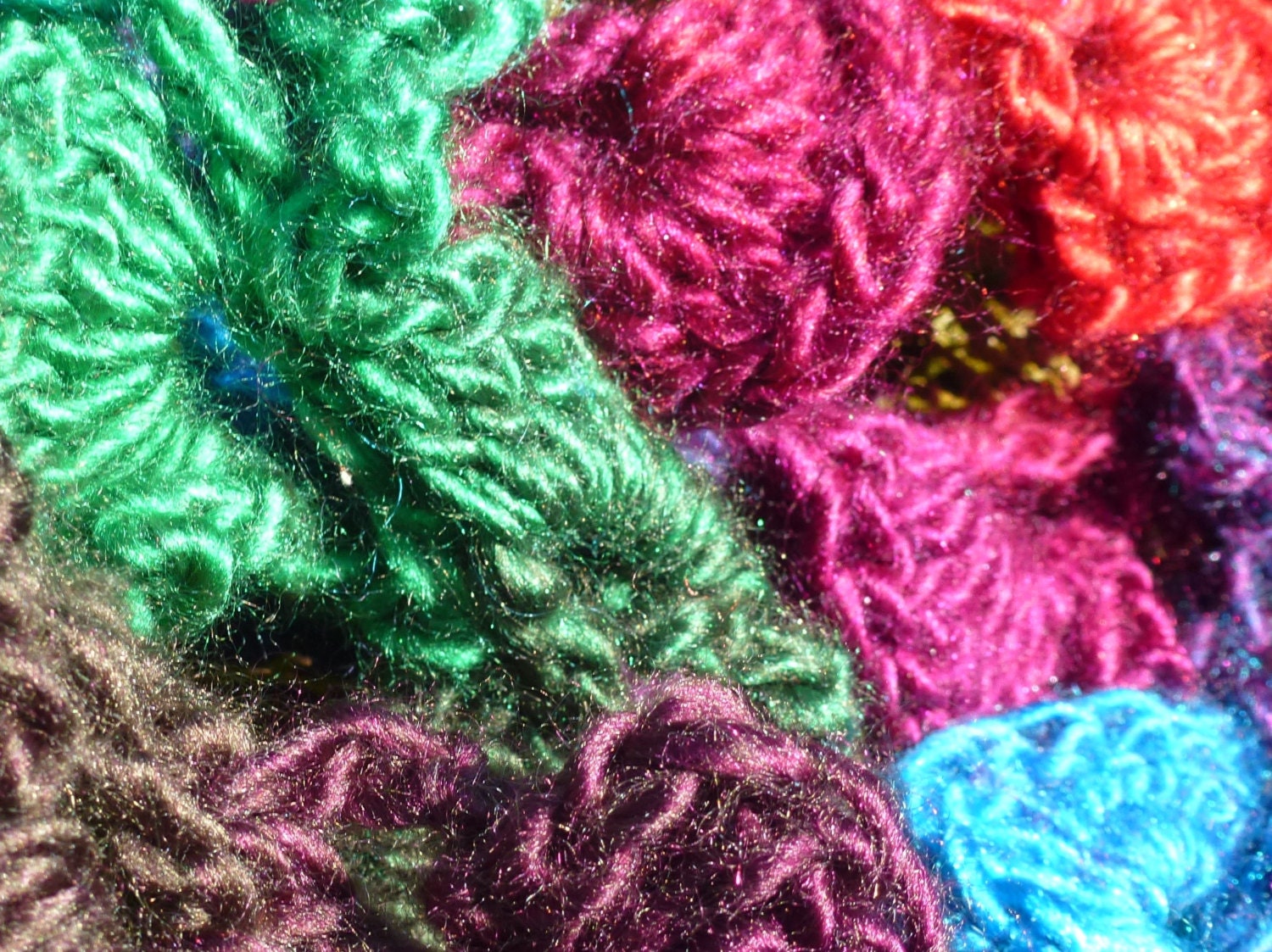 Bright Multi-colored Fun Scarf - Etsy