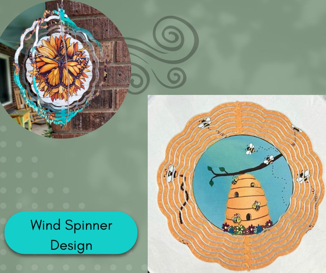 Honey Bee Wind Spinner Digital Download - Etsy