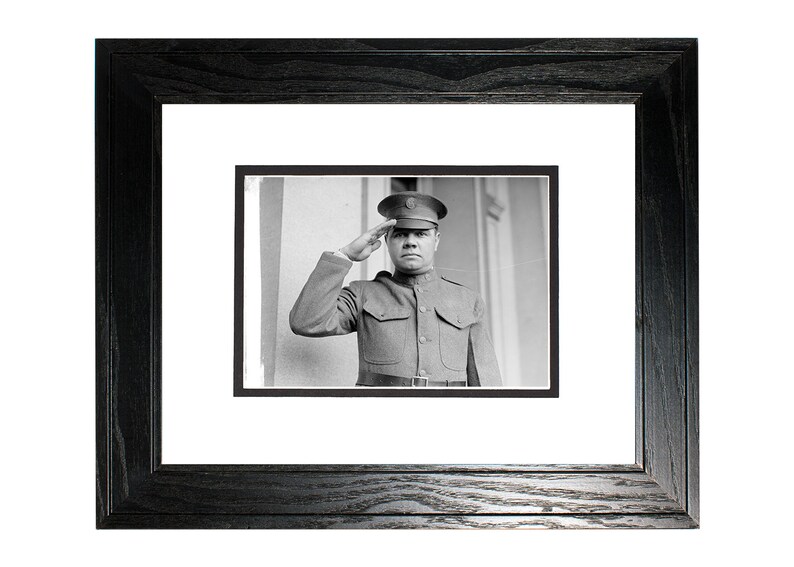 Babe Ruth in Military Uniform 1924 Vintage Historical | Etsy