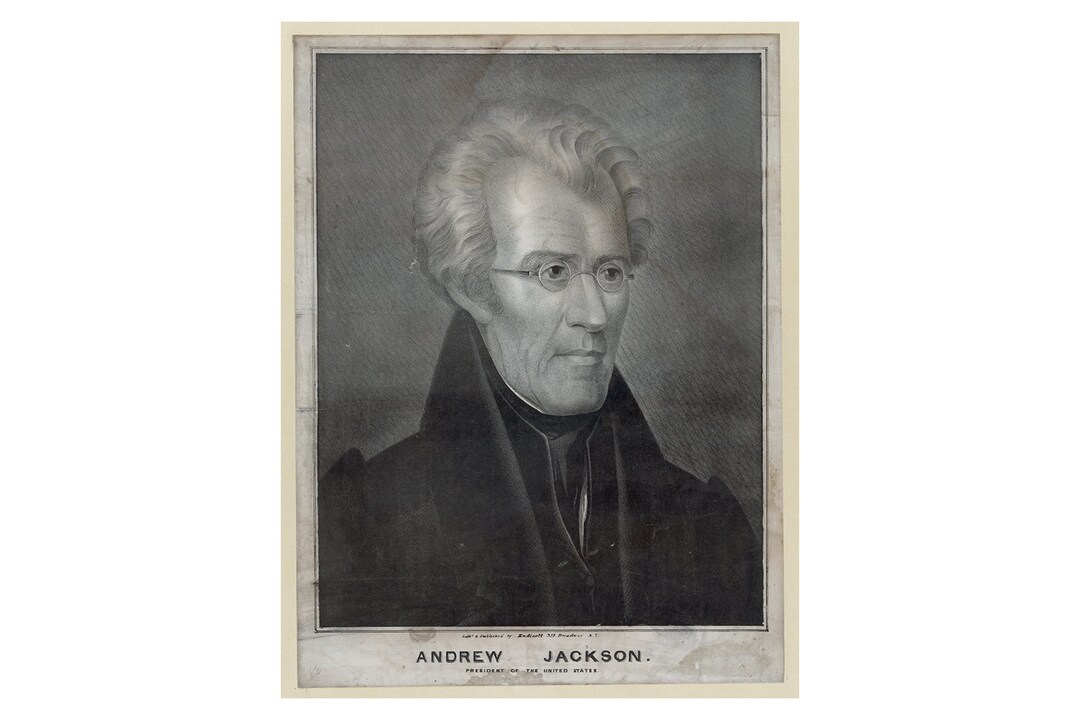 Andrew Jackson - 1834 - Vintage Historical Photo - Etsy