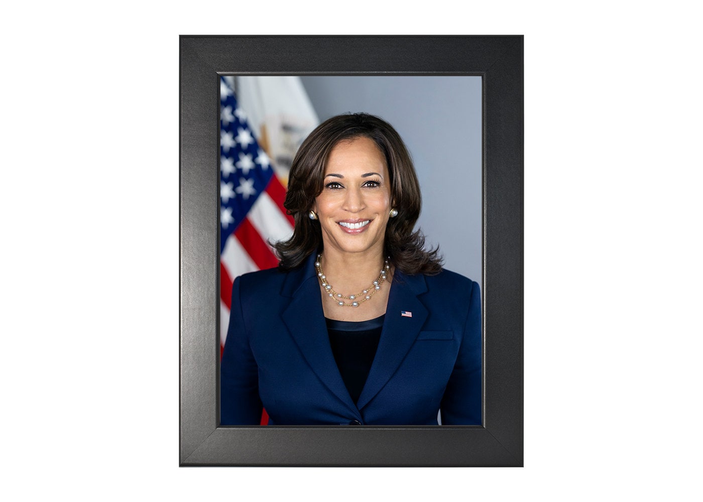 Official Portrait of Vice President Kamala Harris - 2021 - Vintage ...