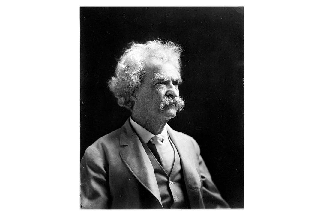 Samuel Clemens Also Known as Mark Twain - 1907 - Vintage Historical ...