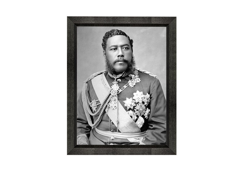 King David Kalakaua - 1882 - Vintage Historical Print - Etsy