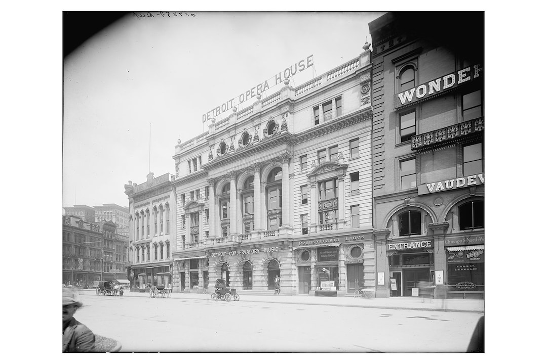 Detroit Opera House - 1900 - Vintage Historical Photo - Etsy