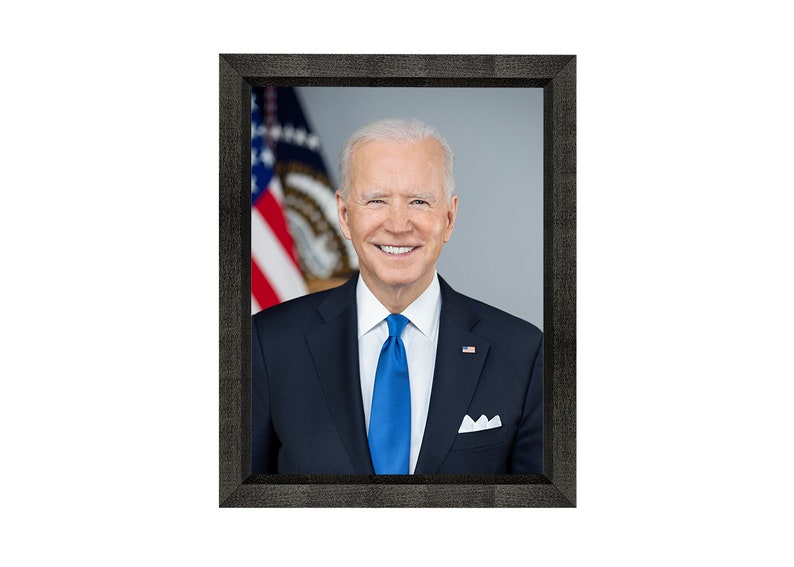 Official Portrait of President Joseph Biden 2021 Vintage - Etsy