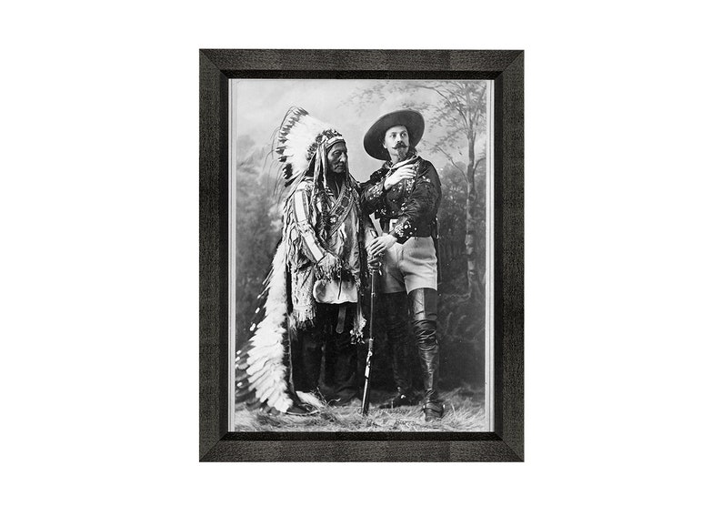 Sitting Bull and Buffalo Bill 1897 Vintage Historical | Etsy
