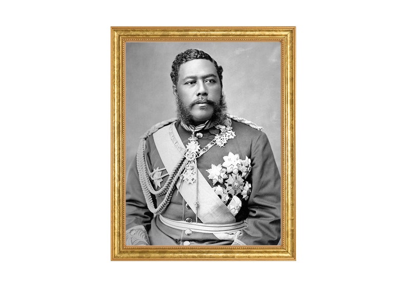 King David Kalakaua - 1882 - Vintage Historical Print - Etsy