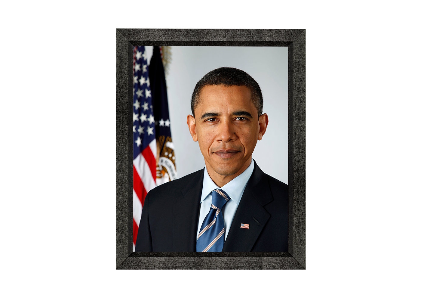 Official Portrait of President Barack Obama - 2009 - Vintage Historical ...