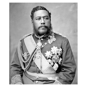 King David Kalakaua - 1882 - Vintage Historical Print - Etsy