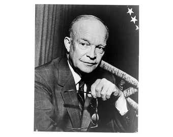 Dwight D. Eisenhower Usa American President Portrait Repro - Etsy